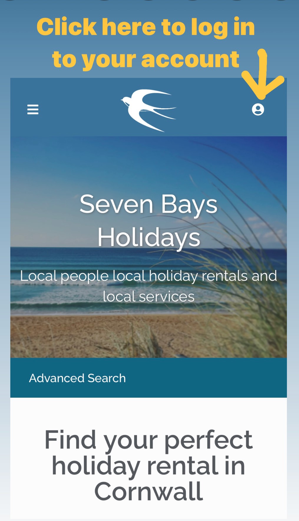 How to log in to your Owner Account | Seven Bays Holidays | St Merryn ...